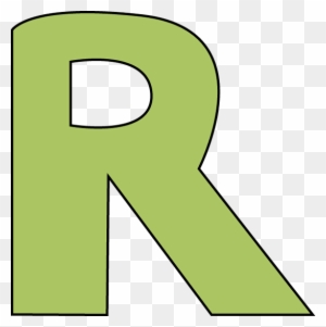 Green Letter R Clip Art - Letter R In Green - Free Transparent PNG ...