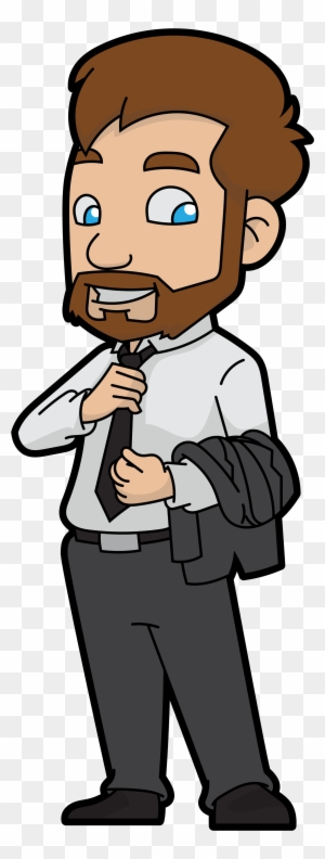 A Bearded Charming Cartoon Businessman - Wikimedia Commons - Free ...