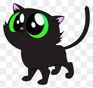 Black Cat Vector By Aquaticneon Black Cat Vector By - Mlp Cat Vector ...