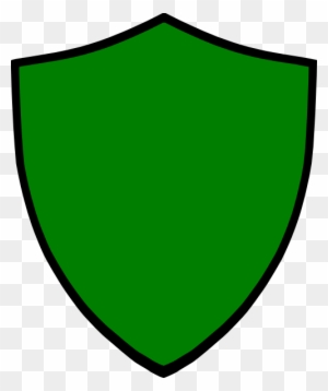 Green And Black Shield Clip Art At Clkercom Vector - Green And Black ...