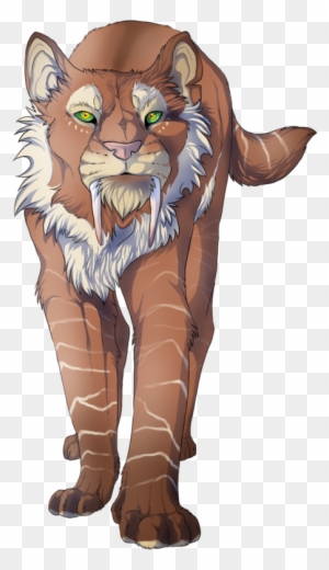 Cartoon Saber Toothed Tiger Flower Stock Vector Cthoman - Female Saber ...