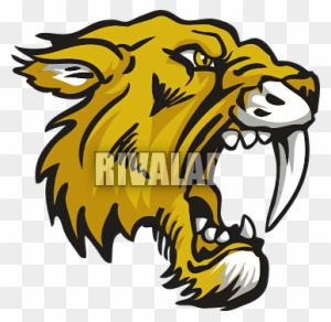 Tiger, Saber Tooth Cat, Roar, Logo - Saber Toothed Tiger Clipart -友软网络