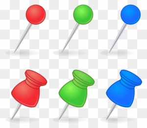 Paper Pin Clip Art - Green Push Pin Png - Free Transparent PNG Clipart ...