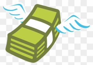 Money With Wings Emoji - Full Size PNG Clipart Images Review