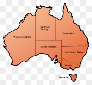 Australia Before Federation Map - Free Transparent PNG Clipart Images ...