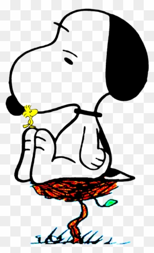 Snoopy Sentado By Bradsnoopy97 - Snoopy Sentado Png - Full Size PNG ...