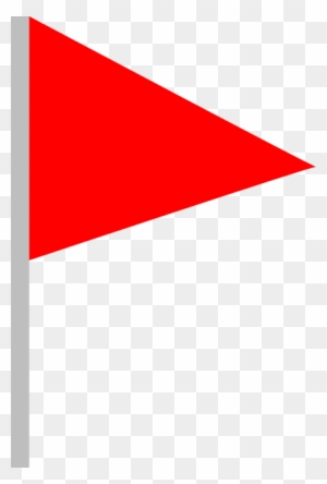 Red Flag Clipart - Triangle Flag Clip Art - Free Transparent PNG ...