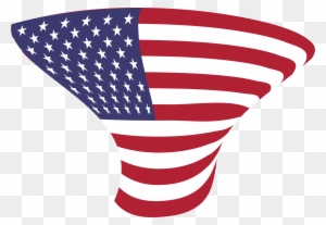 Download Eagle Ripping Through American Flag Clipart - American Flag ...