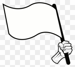 Big Image - White Flag Drawing - Free Transparent PNG Clipart Images ...