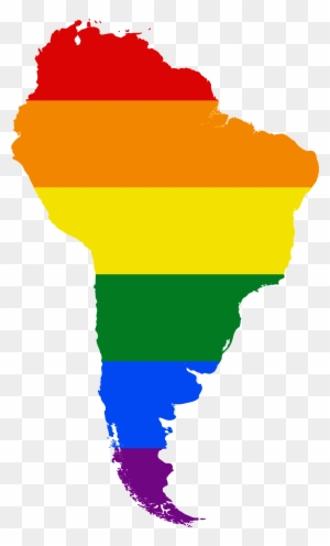 South America Map And Flags - United States Of South America - Free ...