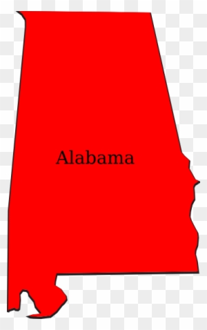 Alabama Outline Clip Art At Clker - Alabama Sillouette Png White - Free ...