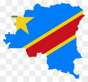 Flag Map Of Greater Congo - Democratic Republic Of Congo Flag Map ...