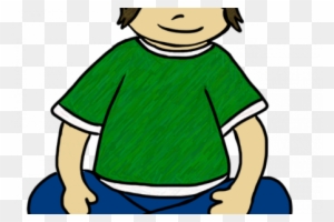 Kid Sitting And Thinking Clipart - Criss Cross Applesauce Hands In Your ...