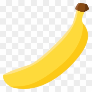 Simple Banana Vector Image - Banana Icon Png - Free Transparent PNG ...