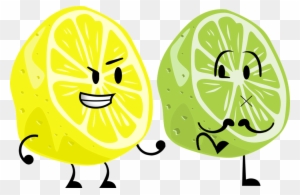 Lemon Clipart Yellow Object - Object Shows Lime And Lemon - Free ...