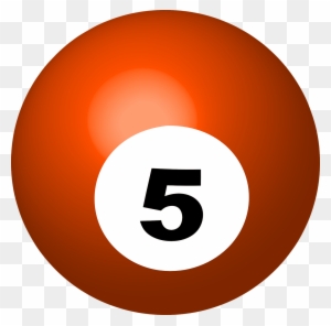 Pool Ball, Number 5, Sphere, Ball, Game - Number 5 Pool Ball - Free ...