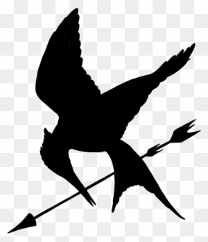 Minimalist Mockingjay With Arrow By Allheartsgoboom - Stare At The Dot ...