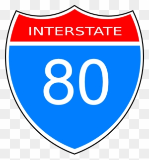 Interstate 80 Road Sign Clip Art - Interstate Clip Art - Free ...