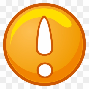 Exclamation Mark Yellow Cartoon - Yellow Exclamation Mark Png - Free ...