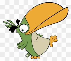 Hal The Boomerang Bird - Angry Birds Green Bird - Free Transparent PNG ...