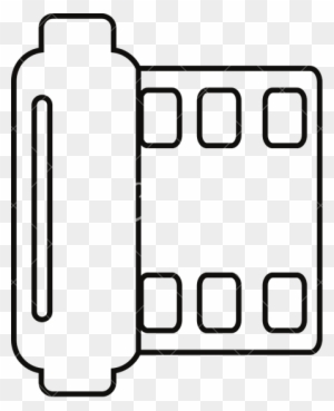 Film Roll Line Art - Roll Film - Free Transparent PNG Clipart Images ...