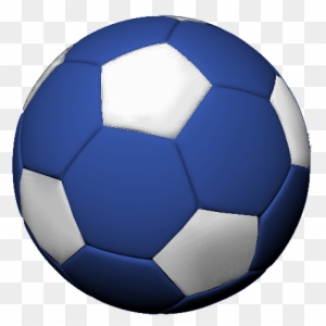 Blue Soccer Ball Clip Art