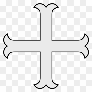 Coa Illustration Cross Moline - Stencil - Free Transparent PNG Clipart ...