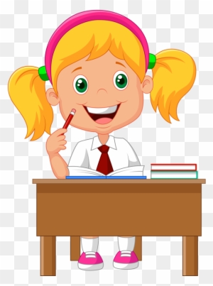 Start-school - School Girl And Boy Friend Cartoon - Free Transparent ...