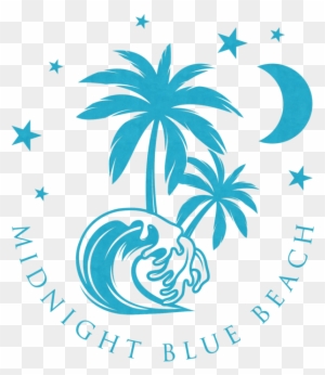 Midnight Blue Beach - Surf Vector Png - Free Transparent PNG Clipart ...