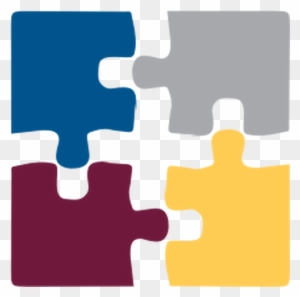 Big Image - Four Separate Puzzle Pieces - Free Transparent PNG Clipart ...