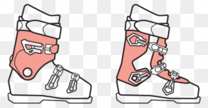 Skiing Clipart Pair Skis - Ski Boots Clip Art - Free Transparent PNG ...