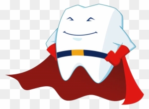 Tooth Superhero Cartoon Royalty-free - Tooth Superhero - Free ...