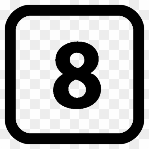 Pixel - Number 8 Icon Png - Free Transparent PNG Clipart Images Download