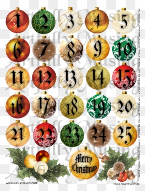 Christmas Numbers Clipart, Transparent PNG Clipart Images Free Download ...