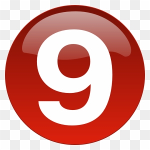 Bullet 9 Red 9 Clip Art At Clker - Bullet 9 Red 9 Hi - Free Transparent ...