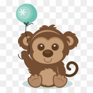 Cute Lady Monkey Clip Art - Funny Female Monkey Cartoon - Free ...