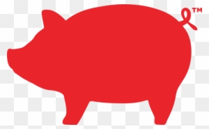 Red Pig Clipart