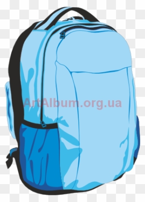 Clipart Sky-blue Backpack - Sky Blue - Free Transparent PNG Clipart ...
