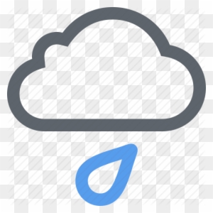 Weather Cloud, Raindrops, Rain, Weather - Black And White Rain Cloud ...