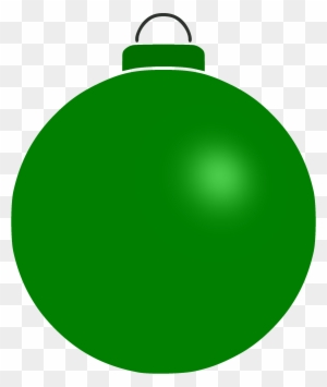 Green Clipart Bauble - Plain Ornament Clip Art - Free Transparent PNG ...