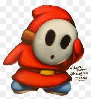 Shy Guy By Dragonfly Artwork S - Cartoon - Full Size PNG Clipart Images ...