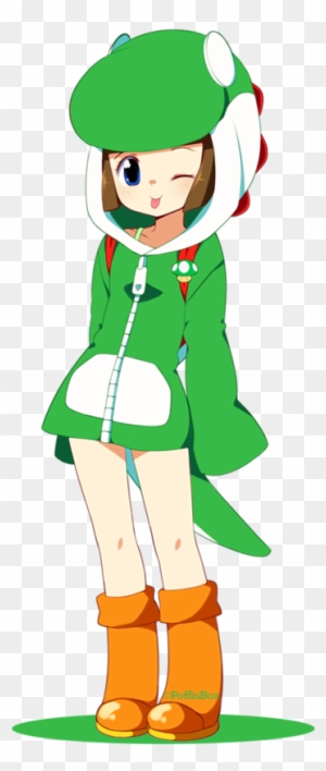 Yoshi Girl By Poffinbox - Imagenes De Yoshi Anime - Free Transparent ...
