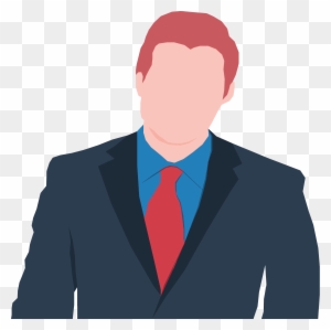 Free Clipart Of A Faceless Business Man Avatar - Male Avatar - Free ...