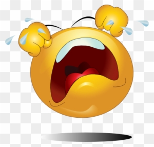 Crying Smiley Face - Crying Face Clipart - Free Transparent PNG Clipart ...