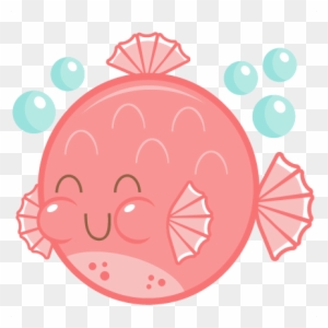 Puffer Fish Clip Art - Cute Puffer Fish Clipart - Free Transparent PNG ...