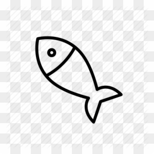 And, Cooked Fish, Fish, Food, Kitchen, Meal, Outline, - Sketch - Free ...