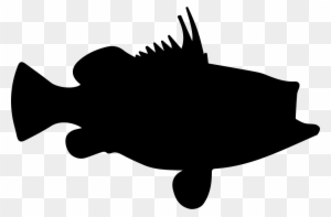 Rockfish Shape Comments - Cod Fish Silhouette - Free Transparent PNG ...