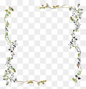 Leaf Frame Png Clipart - Floral Border Clip Art - Free Transparent PNG ...