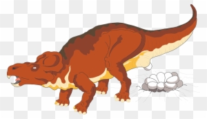 Extinct Clipart Triceratops - T Rex Laying Eggs - Free Transparent PNG ...