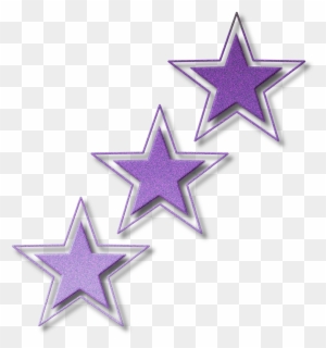 Purple Star Clip Art Medium Size - Glittery Purple Stars Png - Free ...
